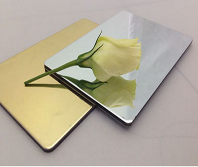 3mm 8ft x 4ft 2440mm x 1220mm Mirror 0.3 Aluminium Composite Printbond ...